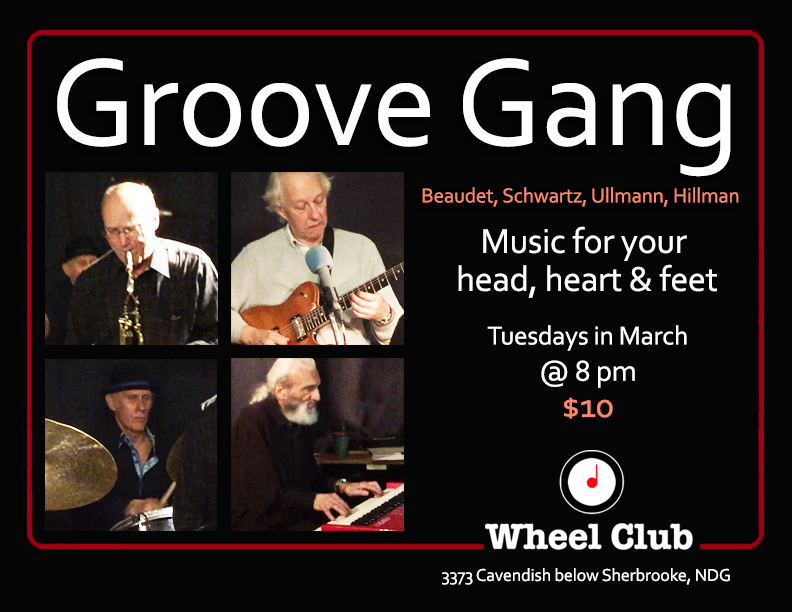 Groove Gang, Tuesdays in March | CUPFA